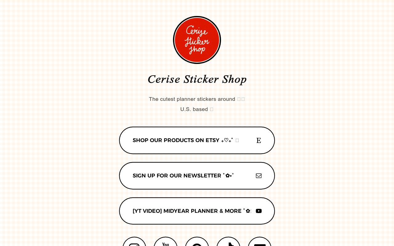 Cerise Sticker Shop